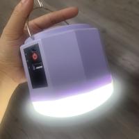 China 6000K CCT Solar LED Light for Outdoor Camping Rechargeable 900lm Mobile Charging Bulb for sale