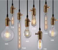 China 3000-6000K E27 Edison Bulb Led Filament Lamp 220v Filament A60 Edison Led Bulb Light for sale