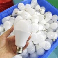 China 80Ra 450lm A60 E27 Led Lamp 50W Energy Lamp Electric Warm White Full Glass Light Bulb for sale