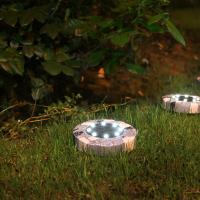 China 8 LED Solar Garden Light Outdoor Solar Powered Buried Lamp with Long Lifespan 20000h for sale