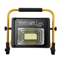 China 2 Solar Energy Flood Lights for Garden Emergency Camp Led Floodlights Rechargeable for sale
