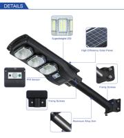 China 6000K Color Temperature Solar Street Light for Long-lasting Village Lighting for sale