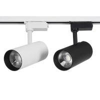 China Track Mounted 36w Linear Magnetic Rail Cob Led Track Light for Focus Lamp Art Gallery for sale