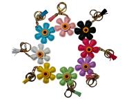 China Custom Mini Earphone Storage Bag Keychain 6.5cm PU Leather Durable Promotional Gift for sale