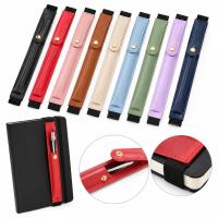China Custom PU Leather Elastic Pen Holder for Notebook and PlannerSZ for sale