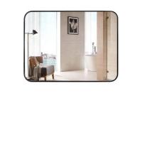 China Clear Gold Mirror Bath Mirror Full Length Aluminum Alloy Standing Decorative Wall Mirror for sale