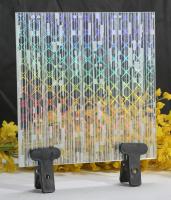 China Flat Solid Structure EVA Laminated Glass for Kitchen Bathroom and Staircase Partition for sale