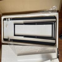 China Aluminium Color Frame Modern Full Length Rectangle Standing Metal Framed Floor Mirror for sale