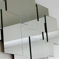 China Modern Design Style Frameless Silver Decorative Float Glass Wall Mirror for Bedroom Dressing Bathroom for sale