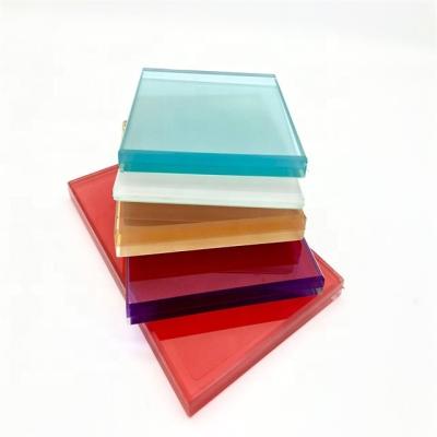 China Clear Tempered Flat Curved Tinted Building Laminated Glass PVB SGP EVA Industrial Grade for sale