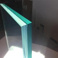 China 12.38mm Tempered EVA Laminated Glass Panels for Outdoor Security Bathroom and Staircase for sale