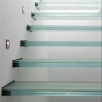 China 6.38mm EVA Flat Curved Tempered Laminated Glass for Decoration in Staircase and Kitchen for sale
