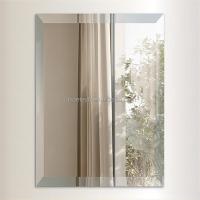 China Double-Coated Silver Glass Mirror in Modern Rectangle Style for Bathroom Dressing Decor for sale
