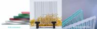 China Kitchen Staircase Decorative Glass with Fine Polished Edge and PVB SGP Mesh Pattern for sale