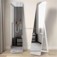 China Bedroom Floor Standing Rectangular Dressing Mirror with Magnifying Feature for sale