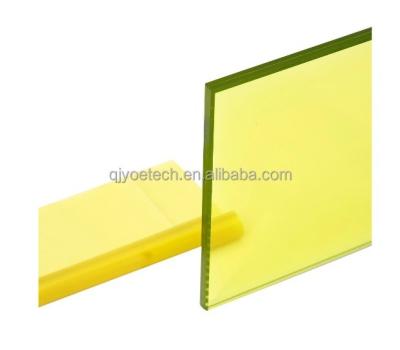 China Yellow PVB Laminated Glass for Solid Structure Building Construction Kitchen Staircase for sale