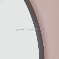 China Stylish Design Black Metal Frame Oval Mirror for Bathroom Living Room Decoration for sale