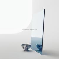 China Decorative Grey Double-Coated Float Glass Silver Mirror Sheet for Bedroom and Bathroom for sale