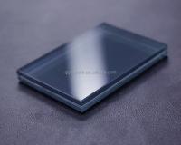 China Solid Structure Decoration Flat Black EVA Laminated Safety Glass for Kitchen and Staircase for sale