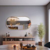 China Magnifying Double-Coated Silver Glass Mirror Wall Mounted for Bathroom Living Room for sale