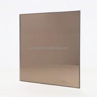 China Tinted Bronze Double-Coated Silver Glass Mirror Sheet for Bathroom and Living Room Partition for sale