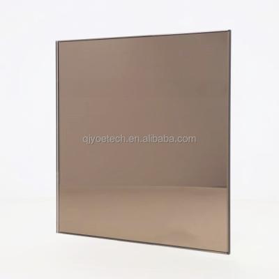 China Tinted Bronze Double-Coated Silver Glass Mirror Sheet for Bathroom and Living Room Partition for sale