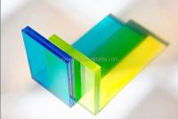 China Security Ocean Blue PVB Laminated Glass for Building Construction Kitchen Staircase for sale