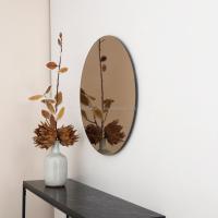 China 3-6mm Thickness Magnifying Silver Glass Mirror for Bathroom Dressing Elegant Design for sale