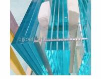 China Ultra Clear Low Iron Laminated Safety Glass for Solid Structure Building Construction for sale
