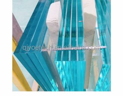 China Ultra Clear Low Iron Laminated Safety Glass for Solid Structure Building Construction for sale