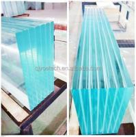 China Ultra Clear Low Iron Laminated Safety Glass for Solid Structure Building Construction for sale