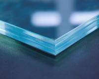 China Rough Edge SGP Laminated Safety Glass for Decorative Kitchen Staircase Flat Structure for sale