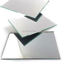 China Custom Logo Rectangle Shape Double-Coated Clear Silver Glass Mirror for Bathroom Usage for sale