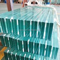 China Rough Edge Cut-to-Size Laminated Safety Glass for School Staircase Bathroom Decorative for sale