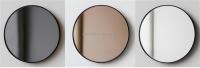 China Round Shape Magnifying Clear Silver Glass Mirror Framed Desk Mirror for Bathroom Usage for sale