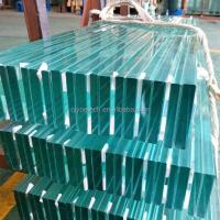 China Rough Edge Cut-to-Size Laminated Safety Glass for School Staircase Bathroom Decorative for sale