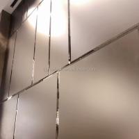 China Bronze Acid Etched Double-Coated Silver Glass Mirror Sheet Ideal for Bathroom Partition Design for sale