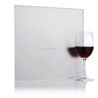 China Tinted Black Acid Etched Double-Coated Silver Glass Mirror Sheet for Office Partition for sale