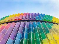 China 5 0.38 5 Thickness Colored PVB Laminated Safety Glass for Kitchen Staircase Decoration for sale