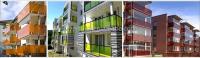 China Colored PVB Film Laminated Safety Glass for Solid Structure Building Construction SAMPLE for sale