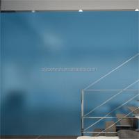 China Blue Acid Etched Double-Coated Silver Glass Mirror Sheet for Elegant Wall Decoration for sale
