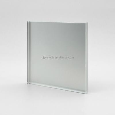China Wall Decorative Silver Glass Mirror Sheet with Ultra Clear Acid Etched Double Coating for sale