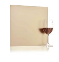 China Aluminum Mirror Type Tinted Euro Bronze Acid Etched Double-Coated Silver Glass Sheet for sale