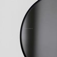 China Polished Edge Round Framed Tinted Silver Glass Mirror for Bathroom Dressing and Decor for sale