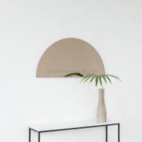China Modern Wall Mount Mirror with Double-Coated Silver Glass and Magnifying Beveled Edge for sale