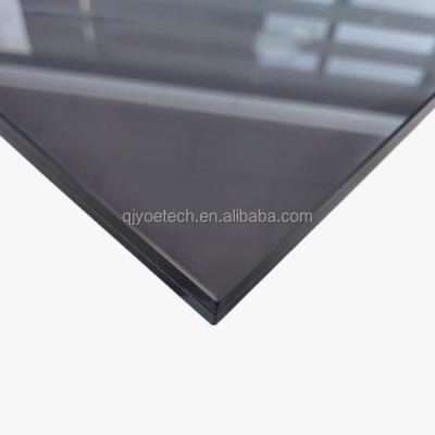China Black PVB Laminated Glass for Decorative Kitchen Staircase in Solid Structure Design for sale