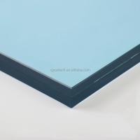 China Ford Blue PVB Colored Laminated Safety Glass for Solid Structure in Kitchen Staircase for sale