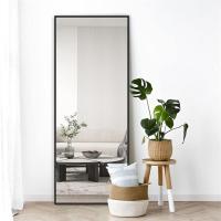 China Clear 4mm Modern Style Round Shape Golden Brass Finish Metal Framed Silver Coating Mirror for sale