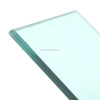 China Cutting and Edging Ocean Blue Tempered Glass for Building Construction Kitchen Staircase for sale