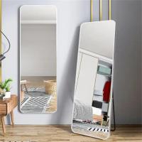 China Square Frame Gold Full Length Floor Mirror for Decorative in Living Room and Bedroom for sale